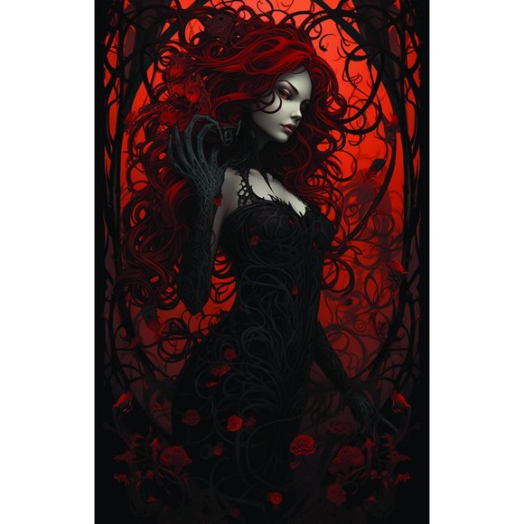 The Pinup Shop | Art | Gothic Vine Goddesss Claw Wall Art Poster | Poshmark